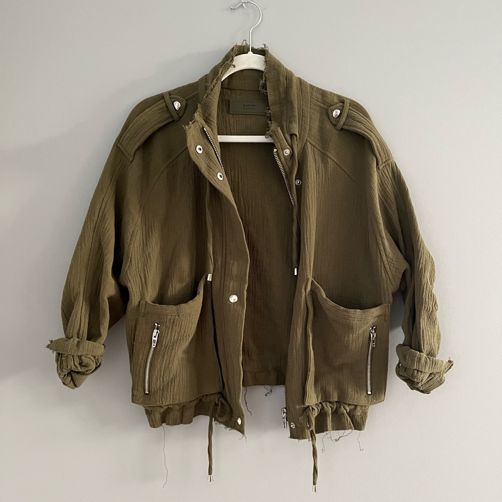 Olive Green Army Style Jacket - Gem